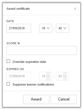 How To: Manually award a certification to a learner – Civica Learning