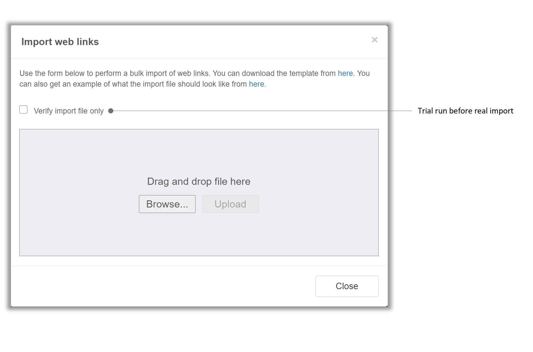 How to: Bulk import Web Links – Civica Learning